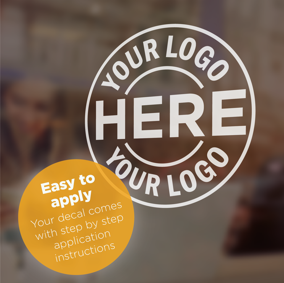 Custom Business Logo Decal | Personalised Vinyl Sticker