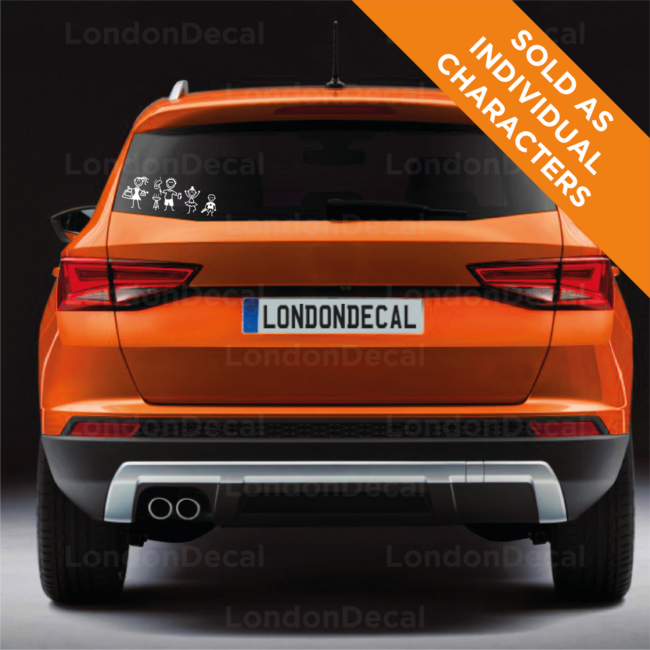 Stick Family Vinyl Car Decal Stickers - LondonDecal