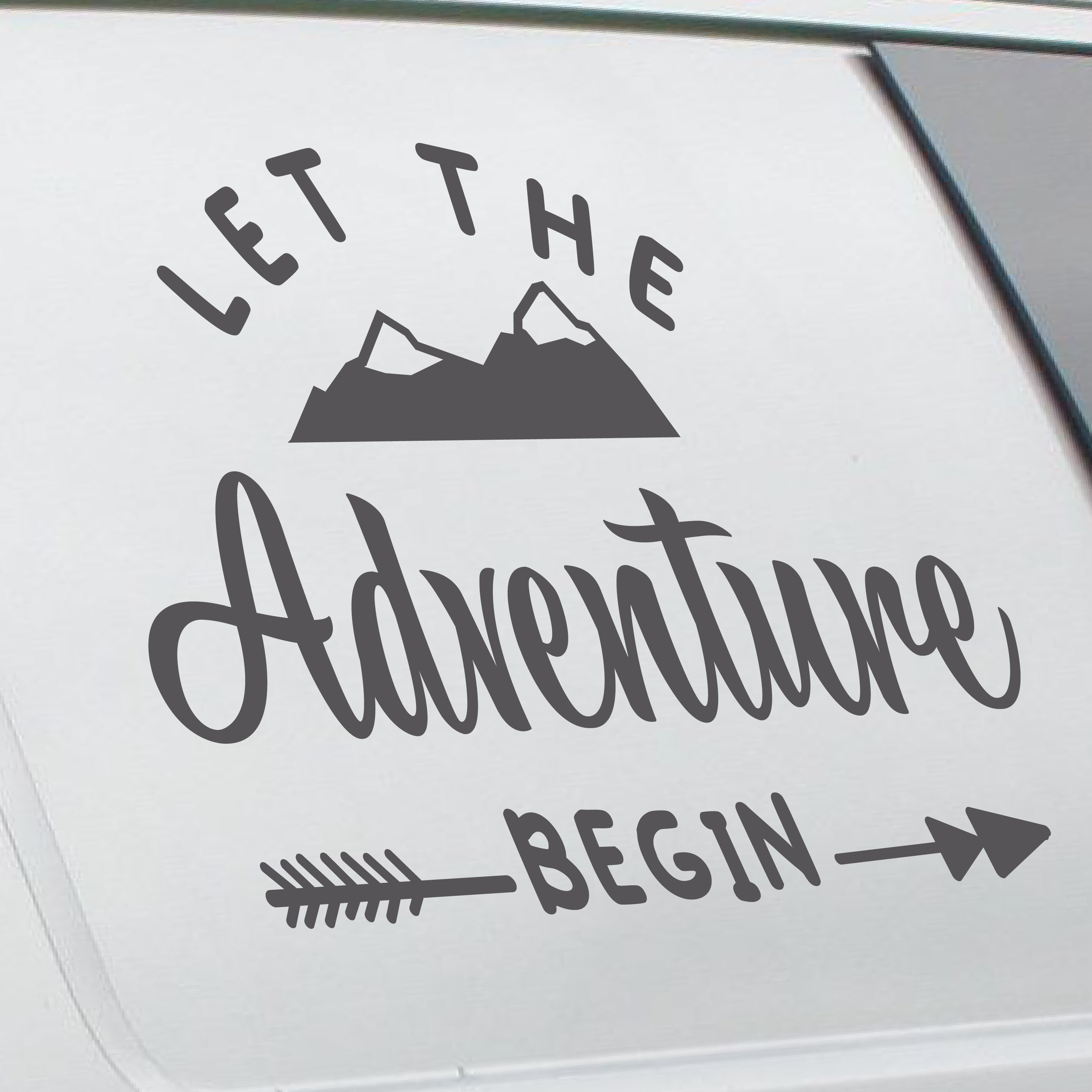 Let The Adventure Begin - Car Van Vinyl Decal Sticker - LondonDecal