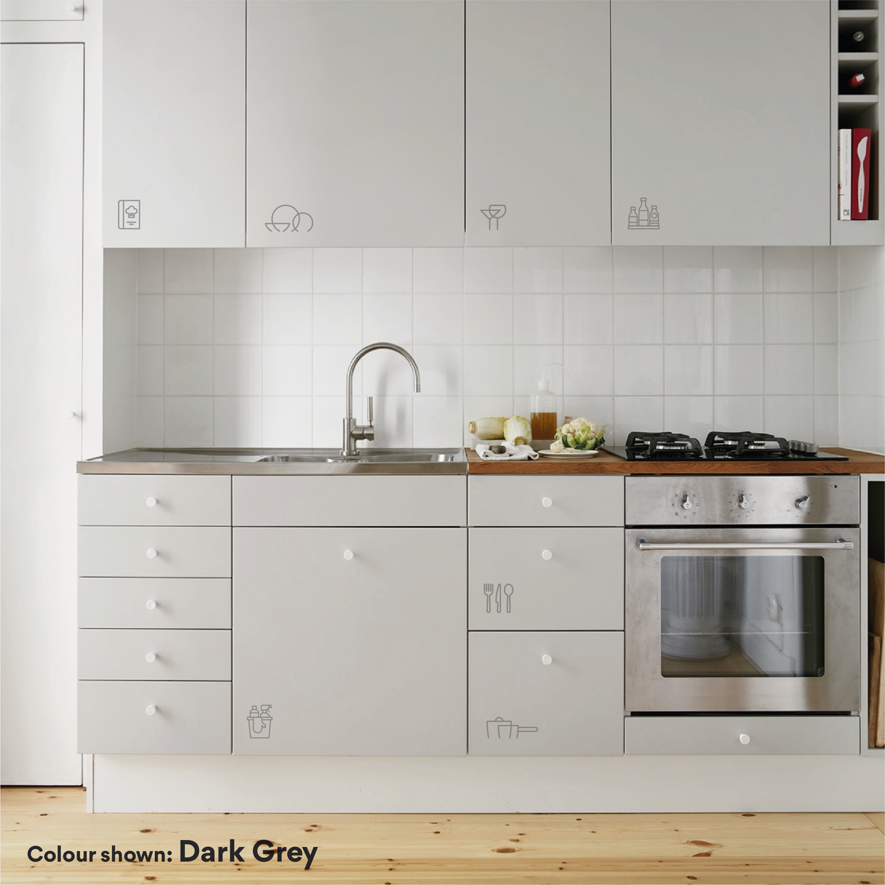 Kitchen Utensil Cupboard Decals