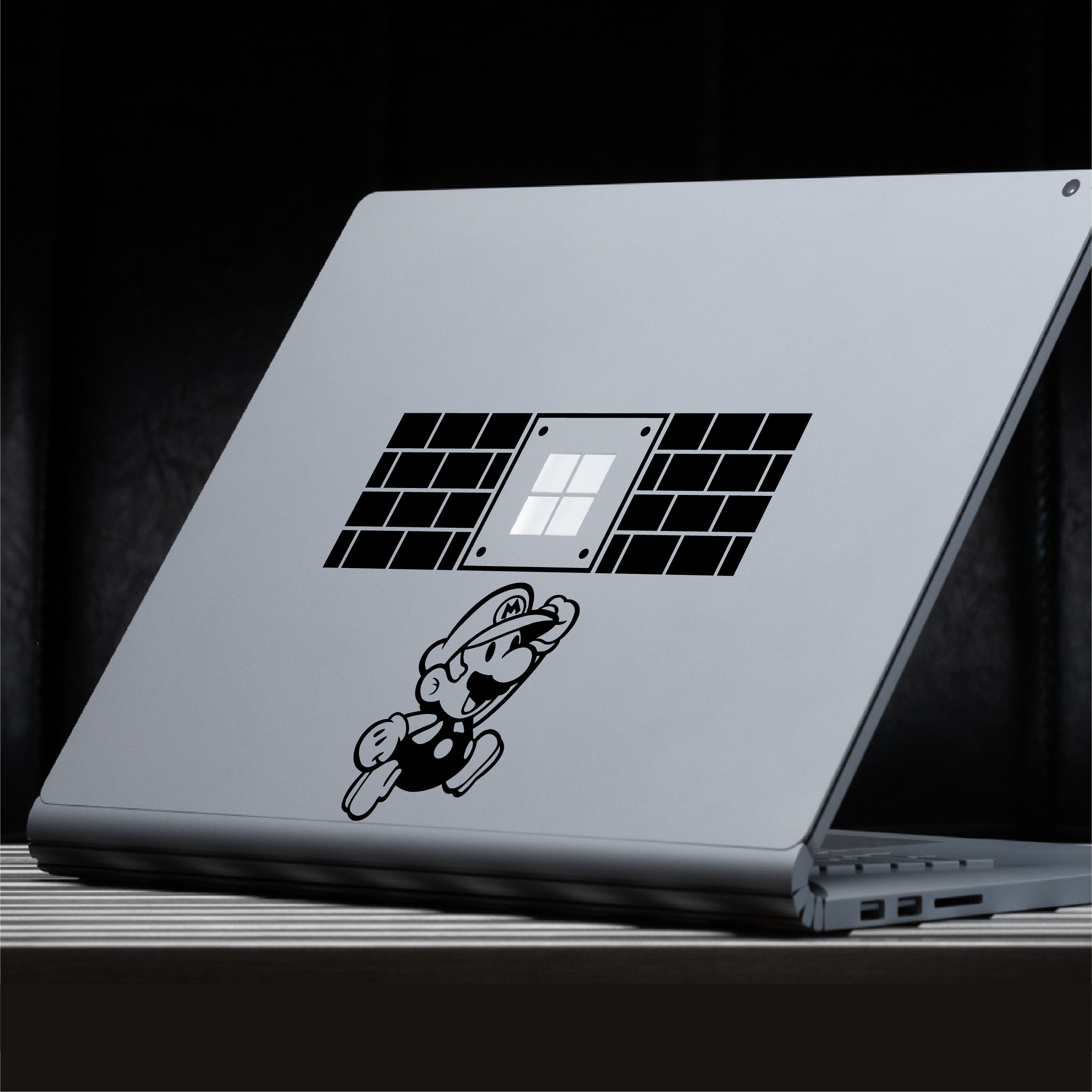 Super Mario Jumping Laptop Vinyl Decal Sticker - LondonDecal