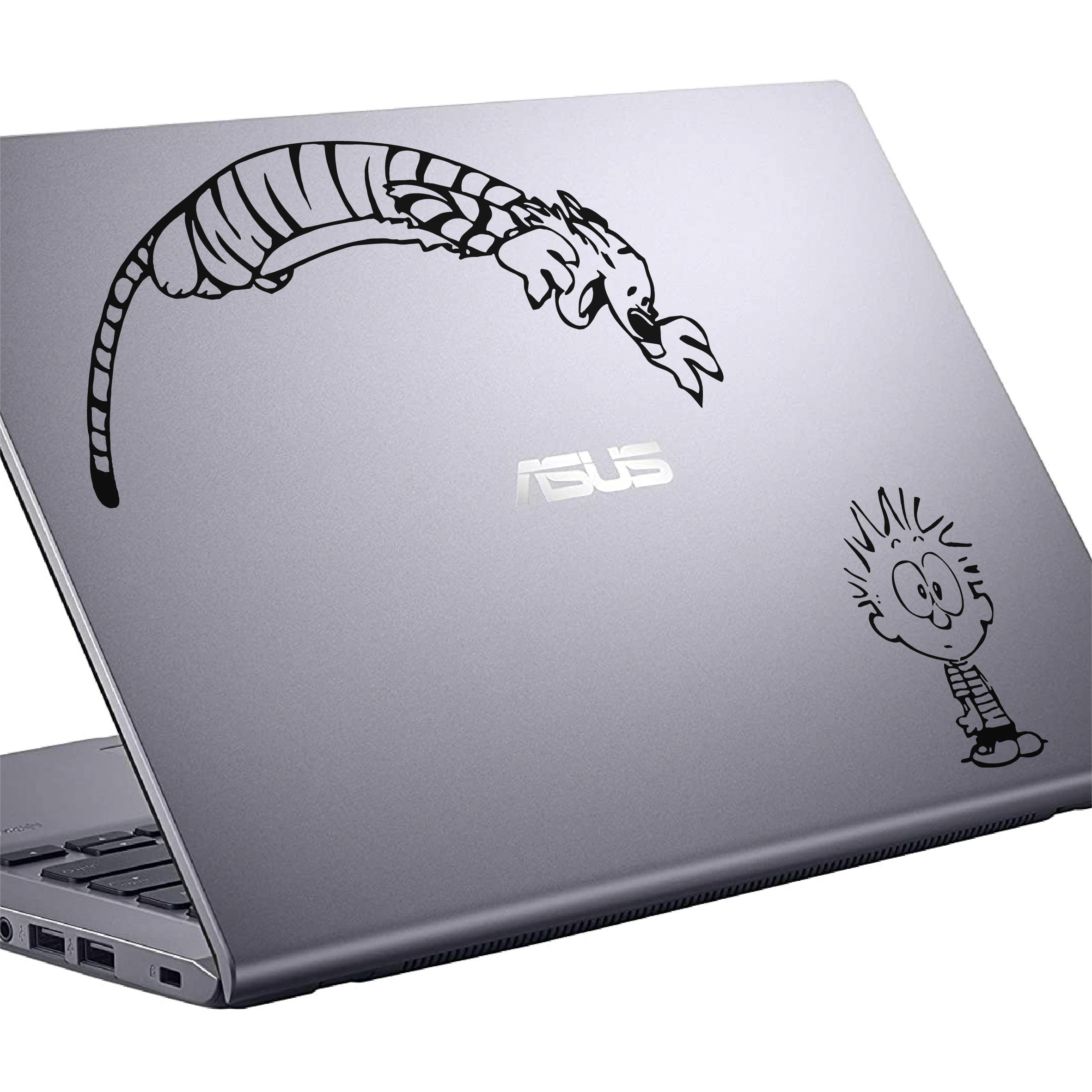 Calvin and Hobbes Laptop Vinyl Decal Sticker - LondonDecal