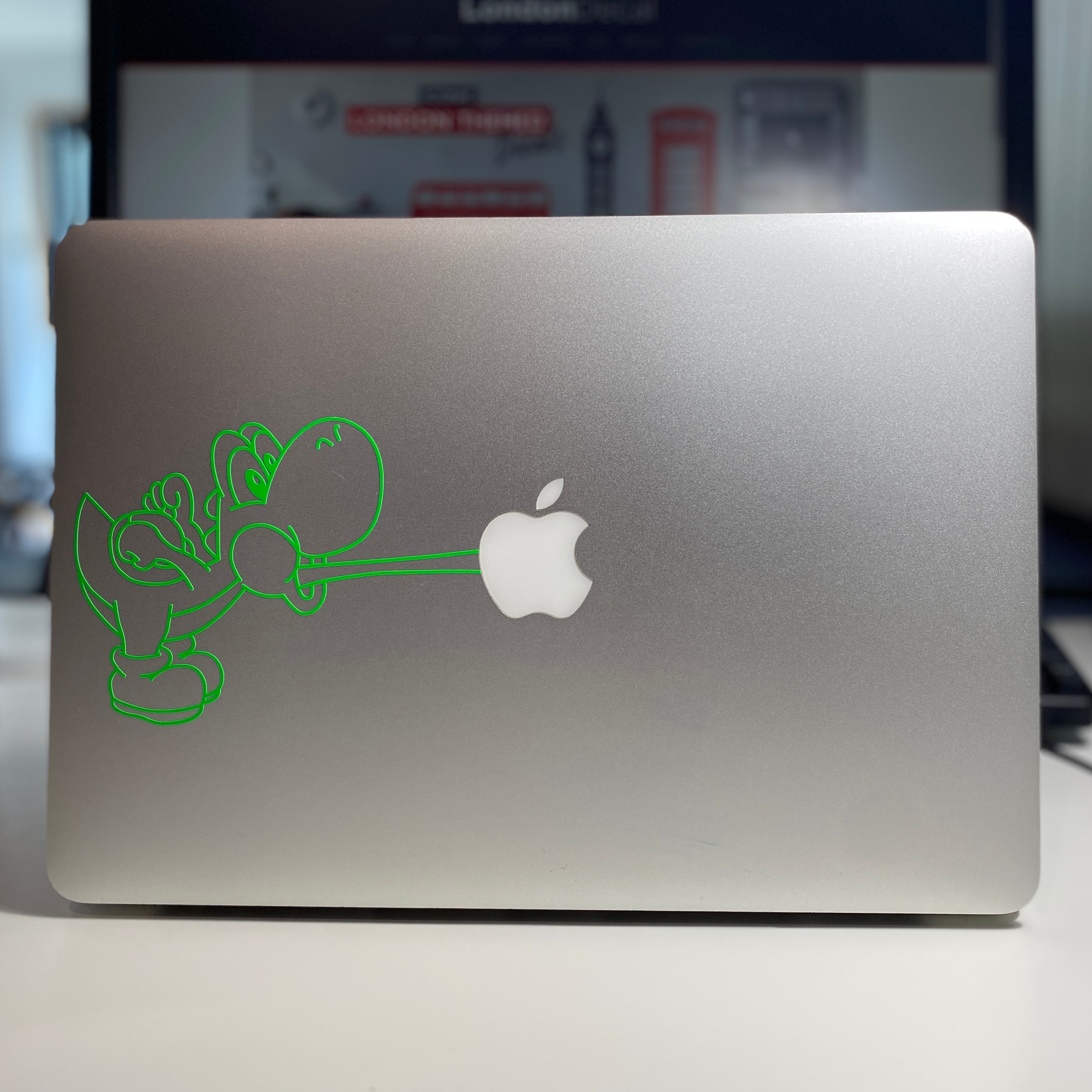 *SPECIAL EDITION* YOSHI - Neon Green Macbook Decal