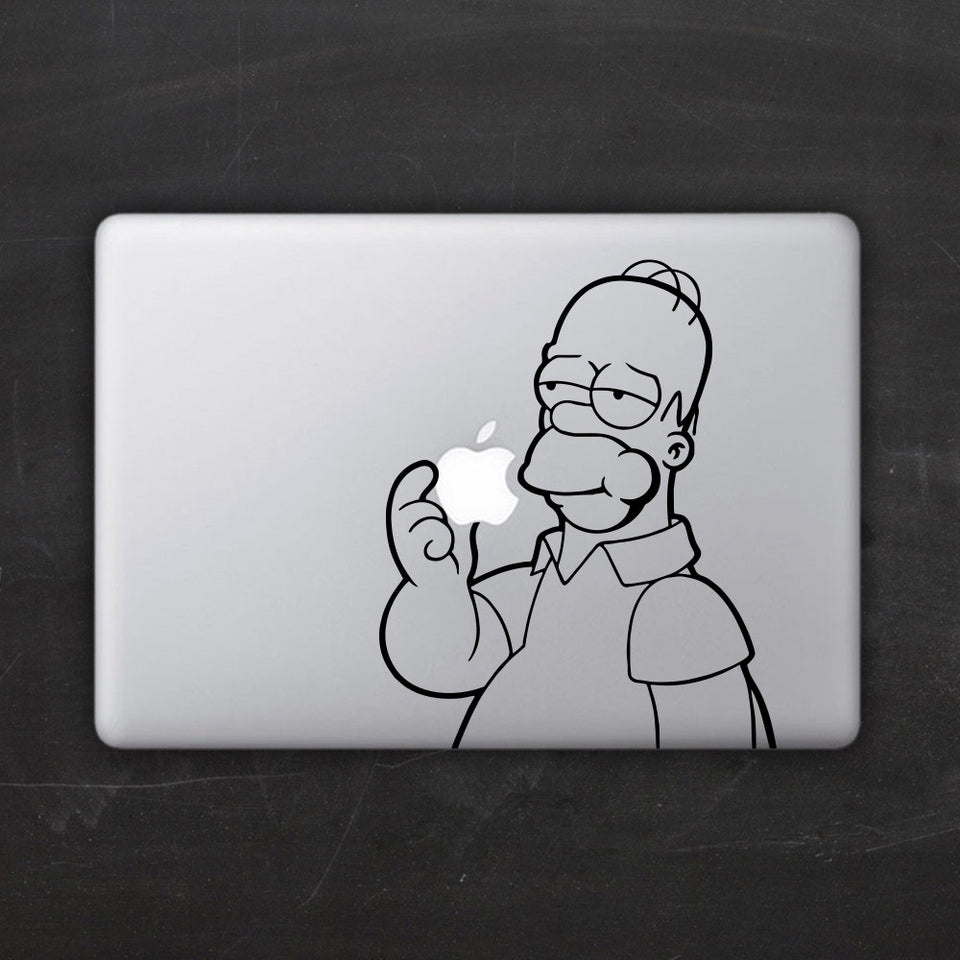 Homer Simpson Macbook Vinyl Decal Sticker - LondonDecal