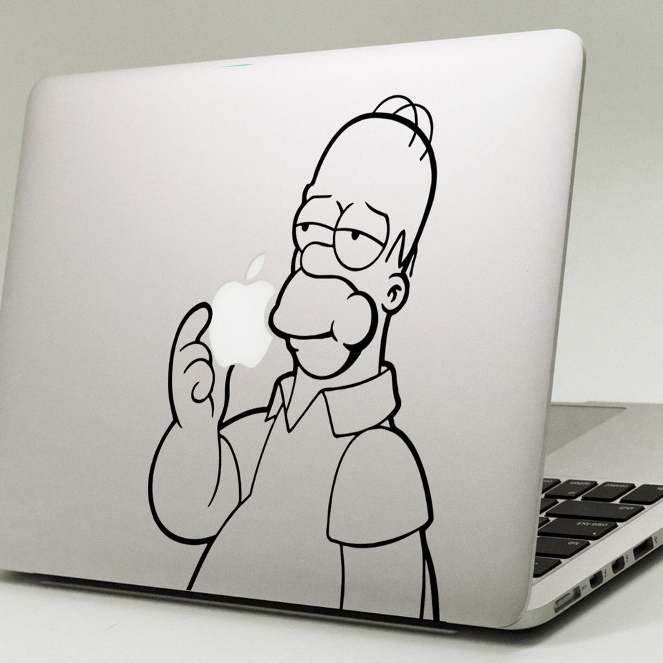 Homer Simpson Macbook Vinyl Decal Sticker - LondonDecal