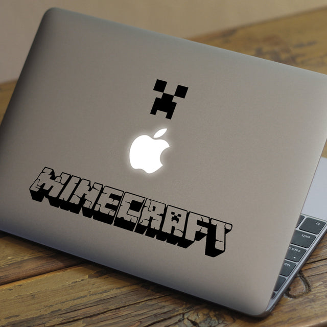 Minecraft Macbook Decal