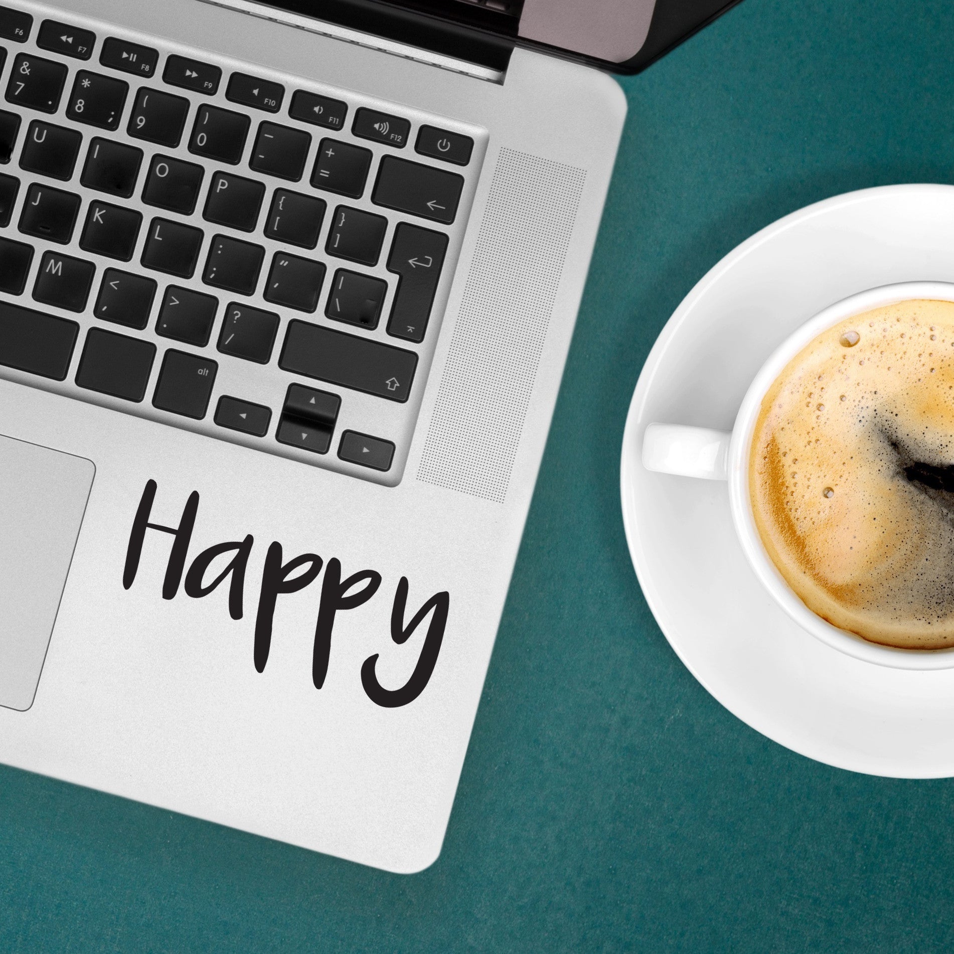 Happy Quote Macbook Vinyl Decal Sticker - LondonDecal