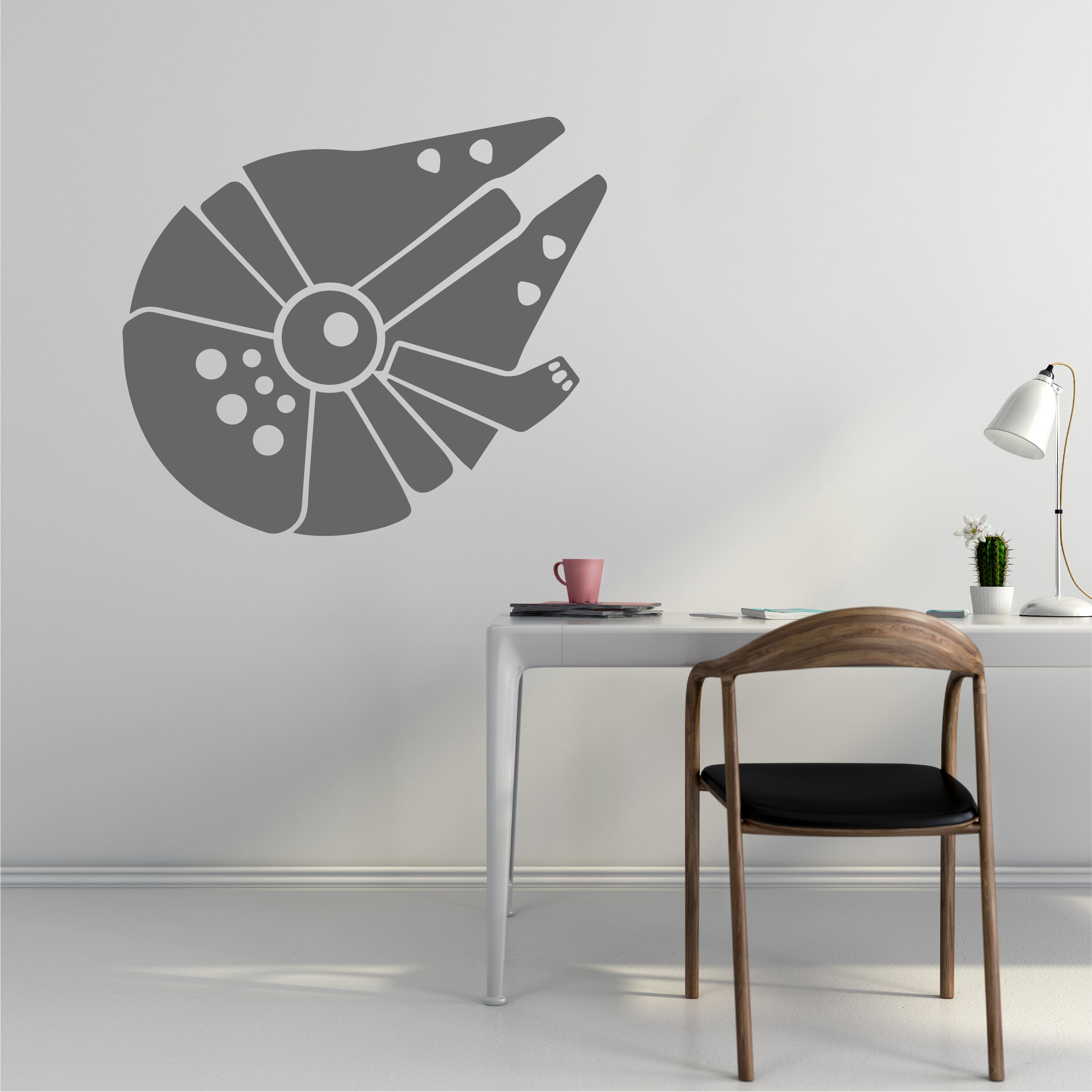 Star Wars Millennium Falcon Wall Vinyl Decal Sticker - LondonDecal