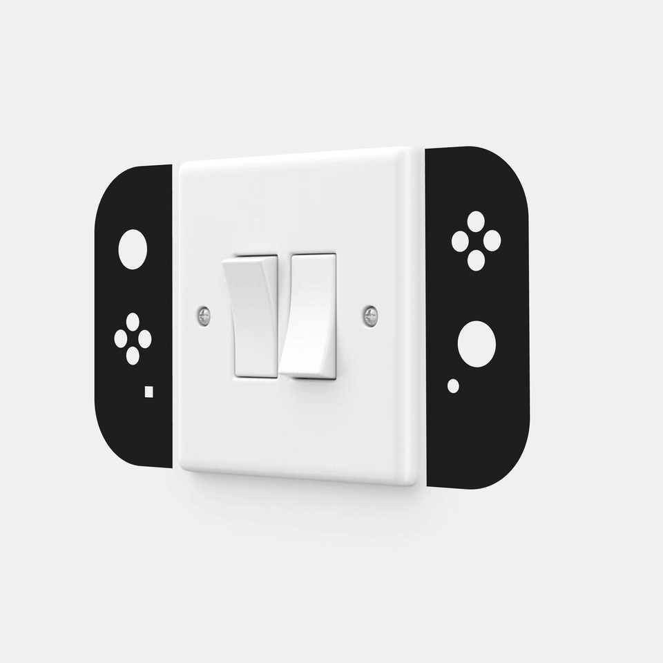 Gaming Light Switch Controller Wall Vinyl Decal Sticker - LondonDecal