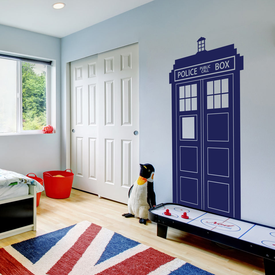 Dr Who Tardis Wall Vinyl Decal Sticker - LondonDecal
