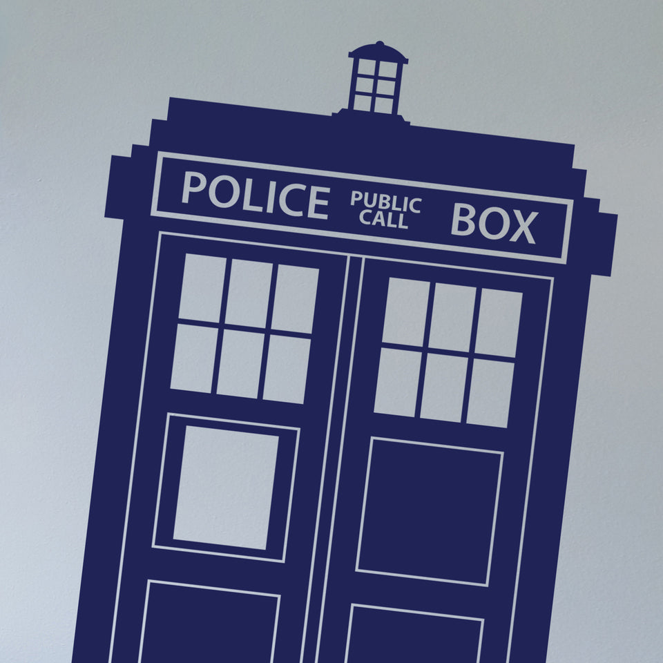 Dr Who Tardis Wall Vinyl Decal Sticker - LondonDecal